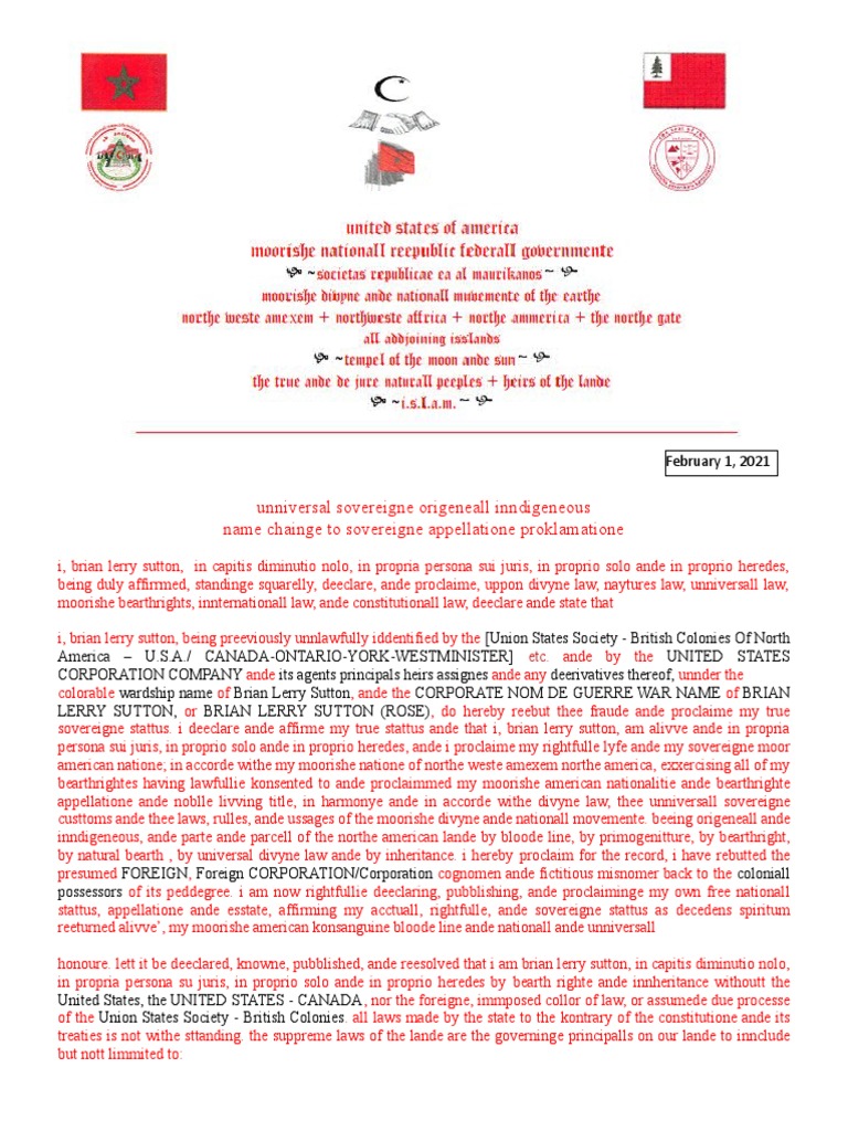 Amendment To Name Change Affidavit 2021 | PDF | Social Institutions ...