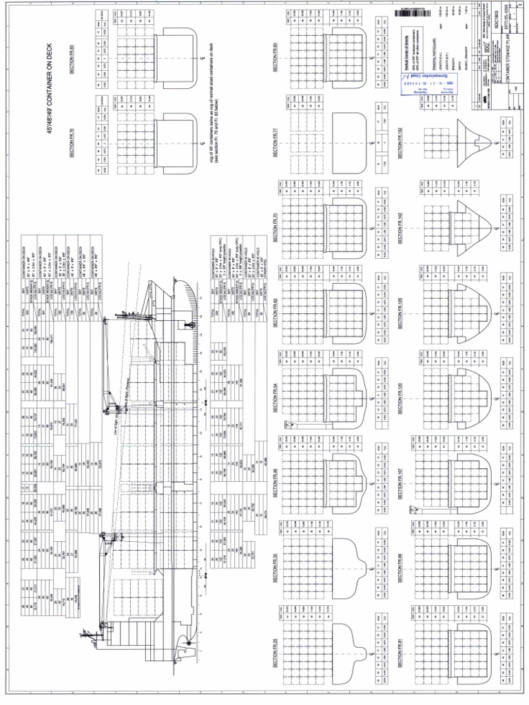 Container Stowage Plan | PDF
