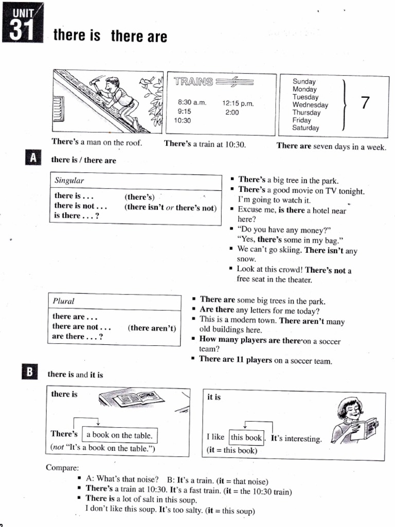Grammar There Is - There Are | PDF