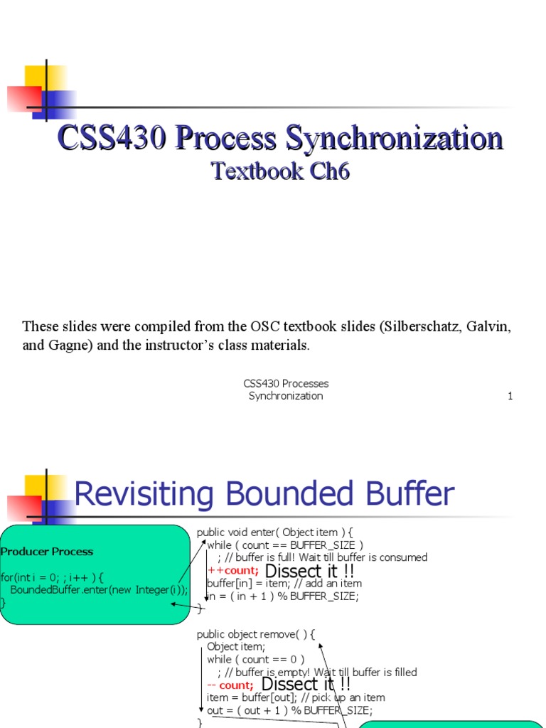 Synchronization | PDF | Computer Engineering | Systems Engineering