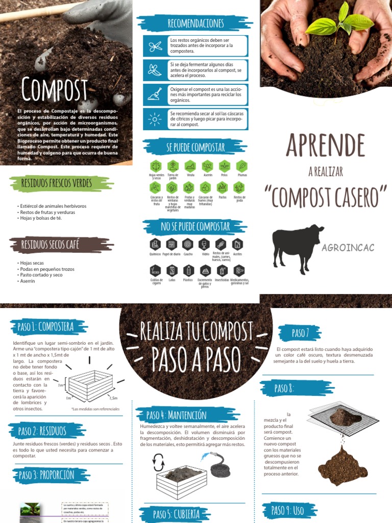 WEB Tríptico Compost | PDF | Compost | Fertilizante