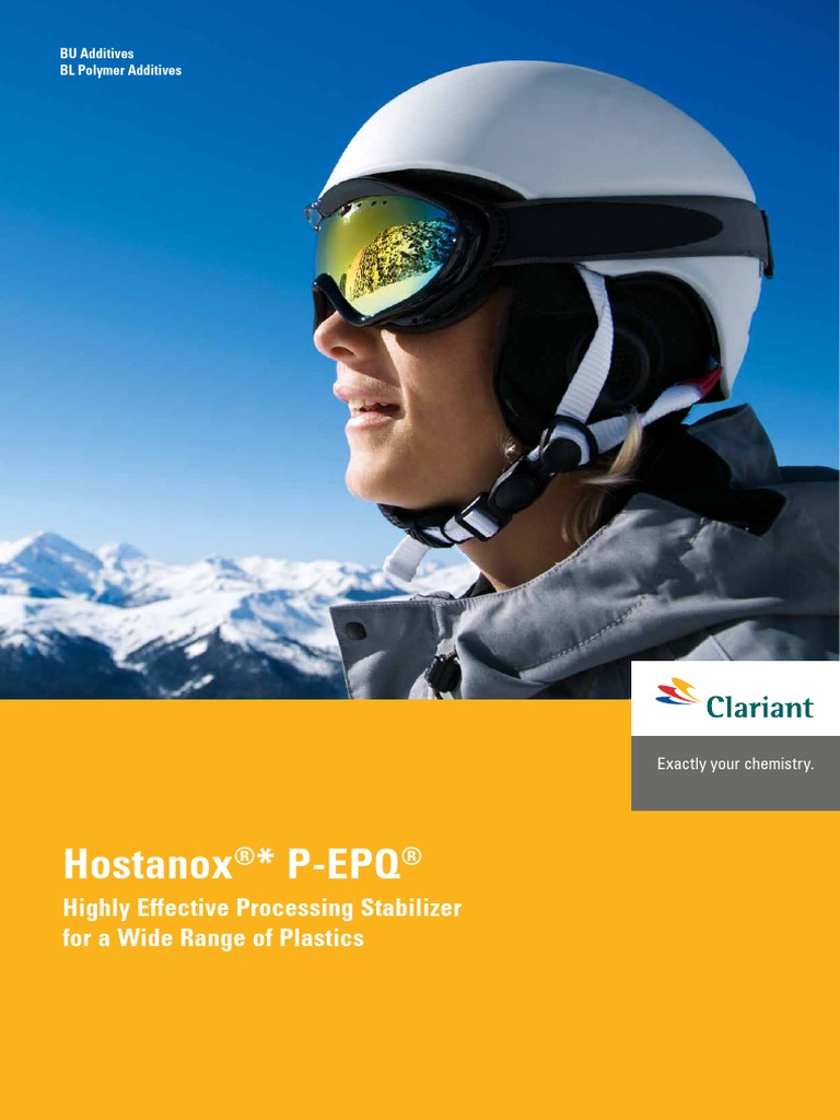 Hostanox P-EEPQ Highly Effective Processing Stabilizer | PDF | Plastic ...