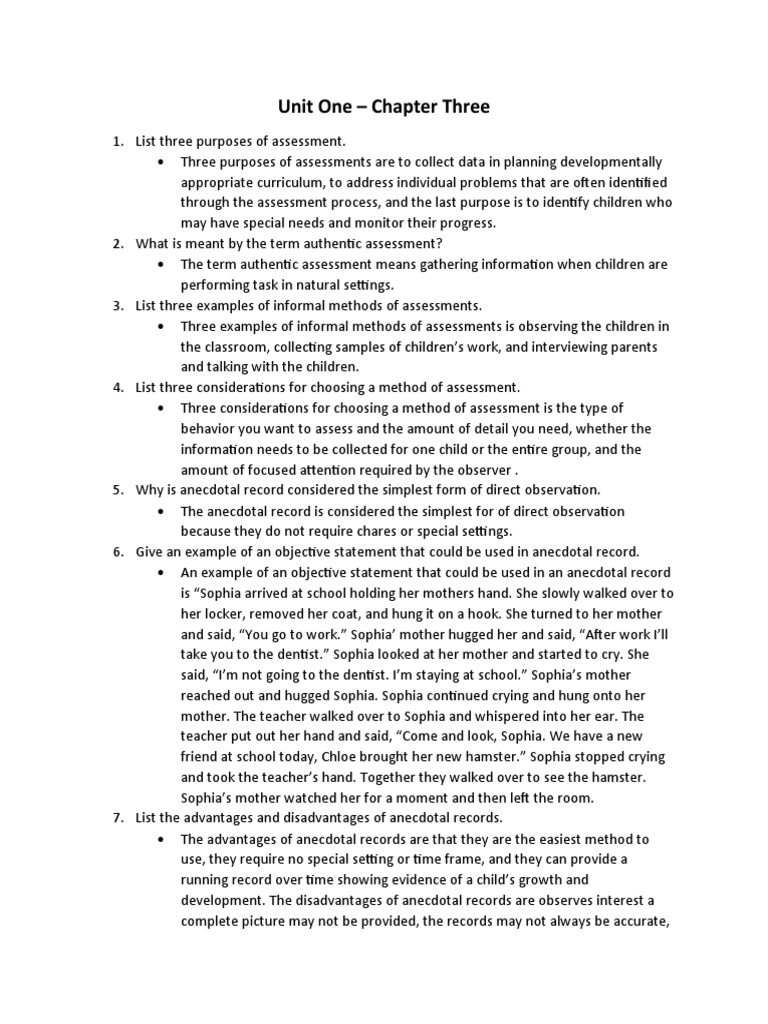 Recall and Review - Chapter 3 | PDF | Observation | Human Nature
