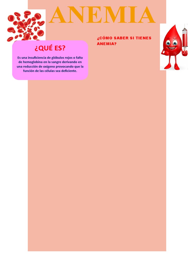 Anemia Infografia | PDF