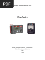 Medición de Tierra con Telurómetro | PDF | Resistencia Eléctrica y ...