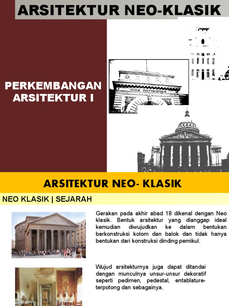 Arsitektur Neo-Klasik | PDF