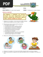 Cuento Cuido Mi Cuerpo | PDF