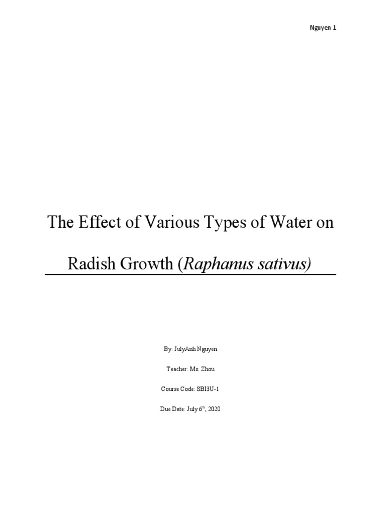 Final Formal Lab Report SBI3U JulyAnh Nguyen | PDF | Standard Deviation ...