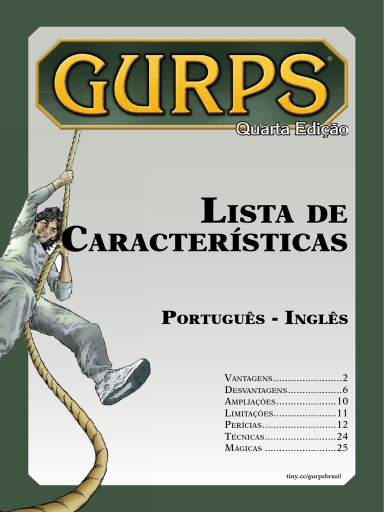 GURPS 4 Ed - Lista de Características | PDF | Doença | Médico