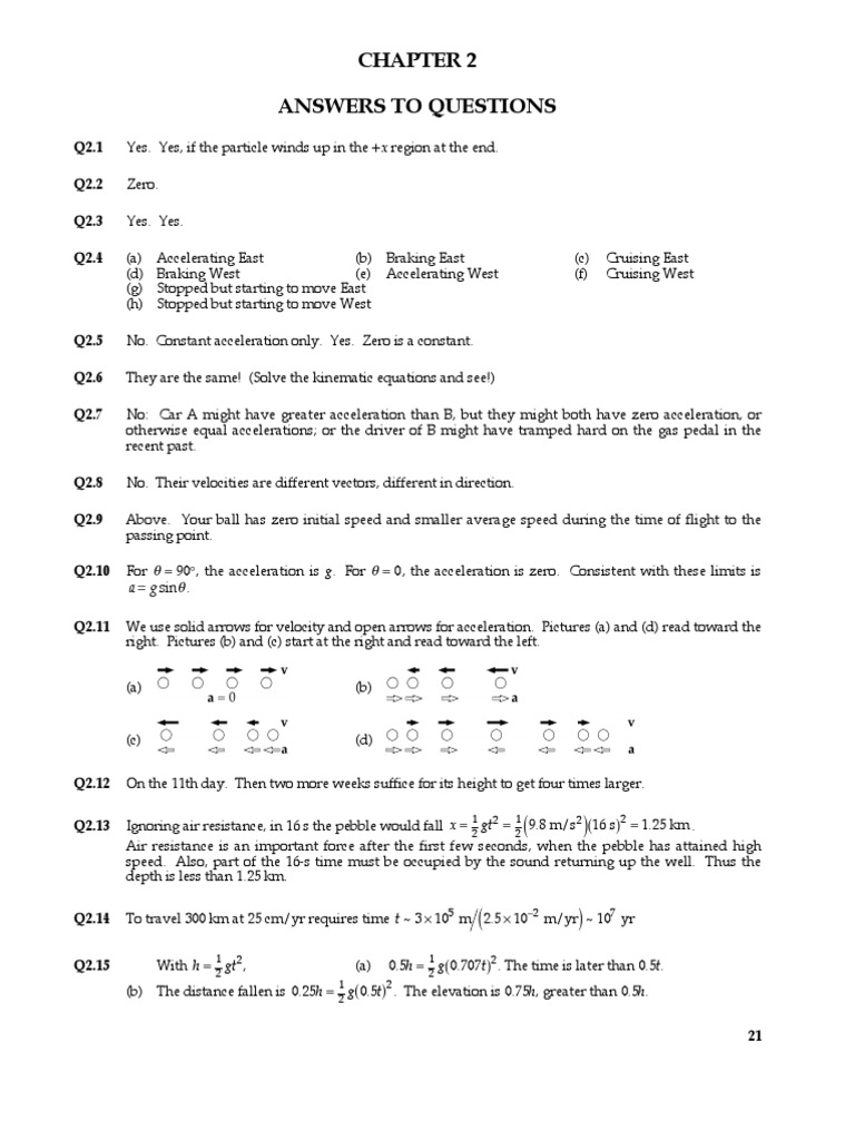 Kinematic Problem Solutions and Analysis | PDF | Acceleration | Kinematics
