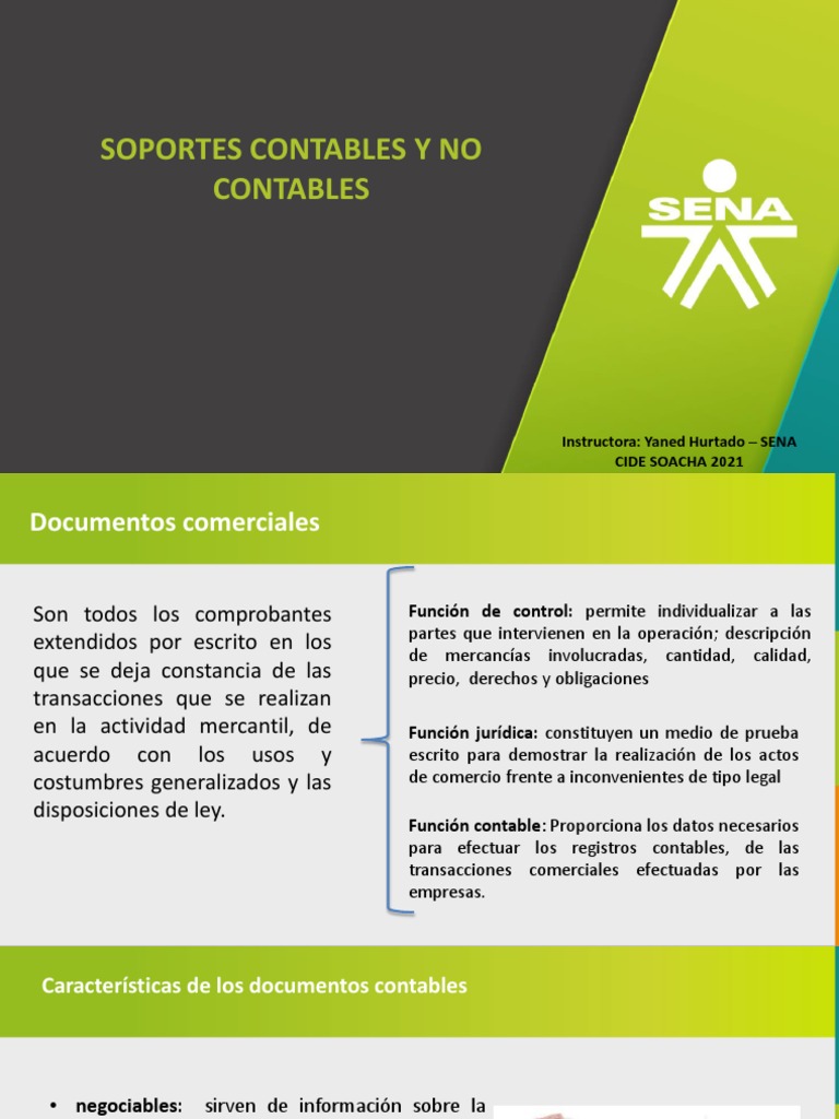 SOPORTES CONTABLES - Clase 2 Contabilidad | PDF | Contabilidad | Cheque