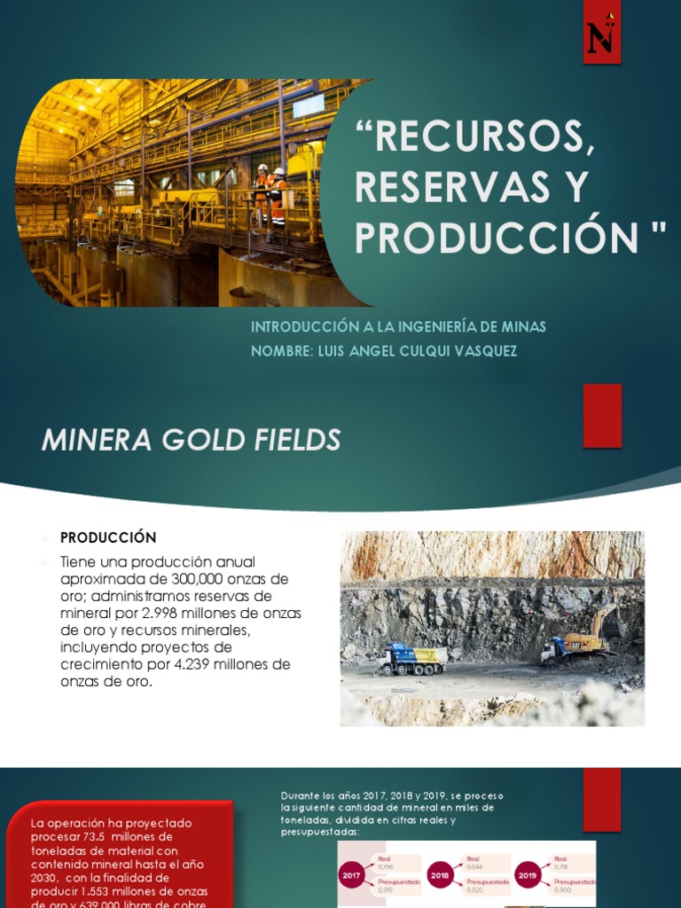 Recursos y Reservas Mineras | PDF | Minería | Metalurgia