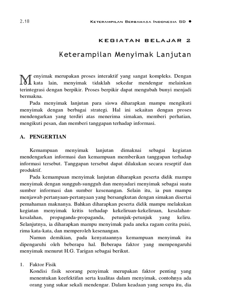 PDGK4101 - Modul 2 KB 2 | PDF