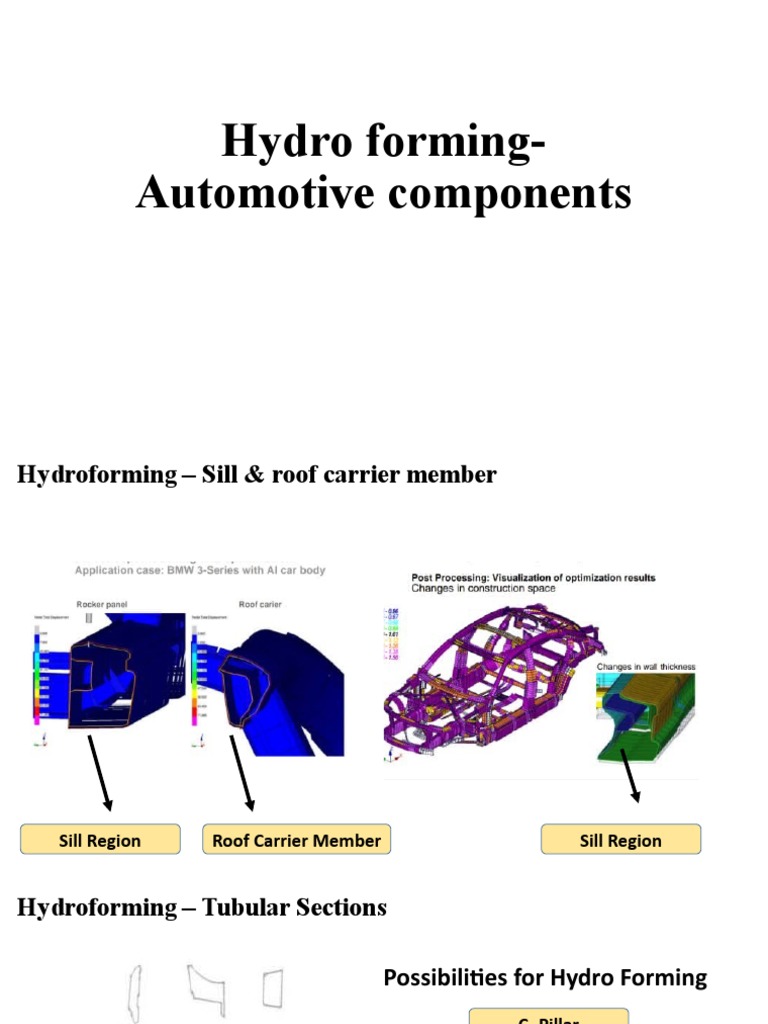 Hydroforming in Automotive Chassis Design | PDF