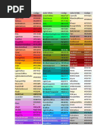 Convert HTML Colour Code in KML | PDF | Abstract Strategy Games | Color