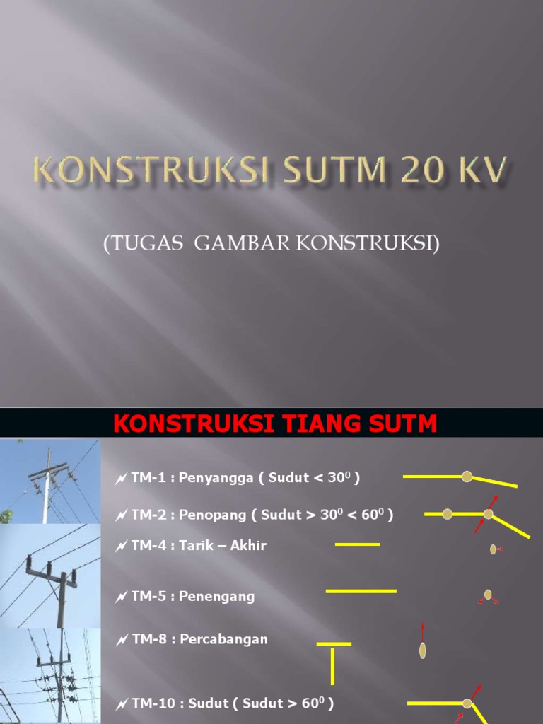 Konstruksi Sutm 20 KV | PDF