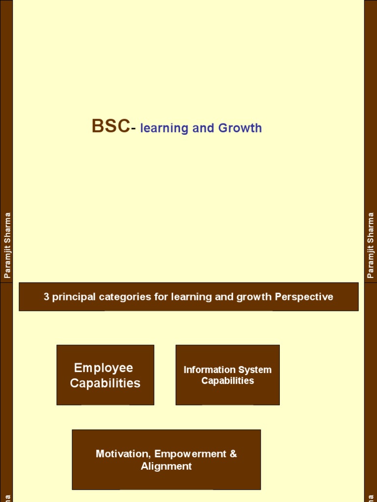 Balanced Scorecard-Learning and Growth | PDF | Competence (Human ...