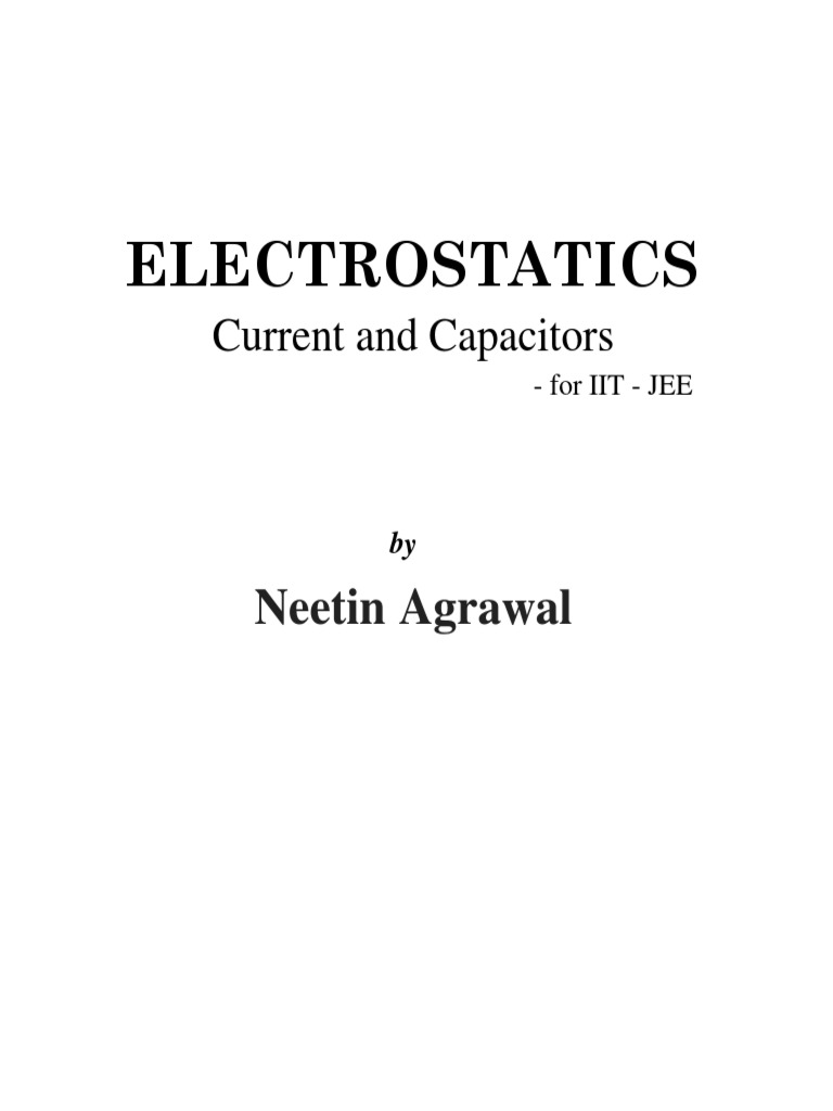 Electrostatics | PDF | Electric Charge | Capacitor