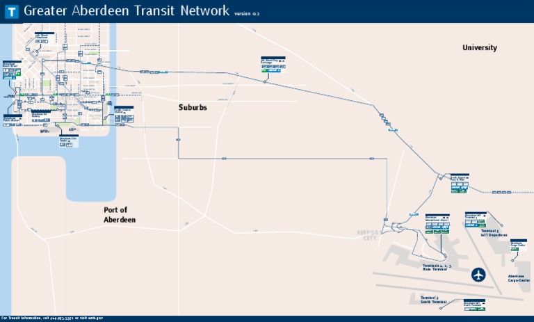 Aberdeen Route Map 0.2 | PDF | Leisure