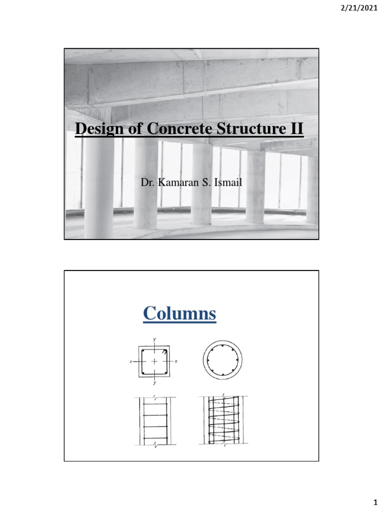 6 - Axially Loaded Columns | PDF | Column | Buckling