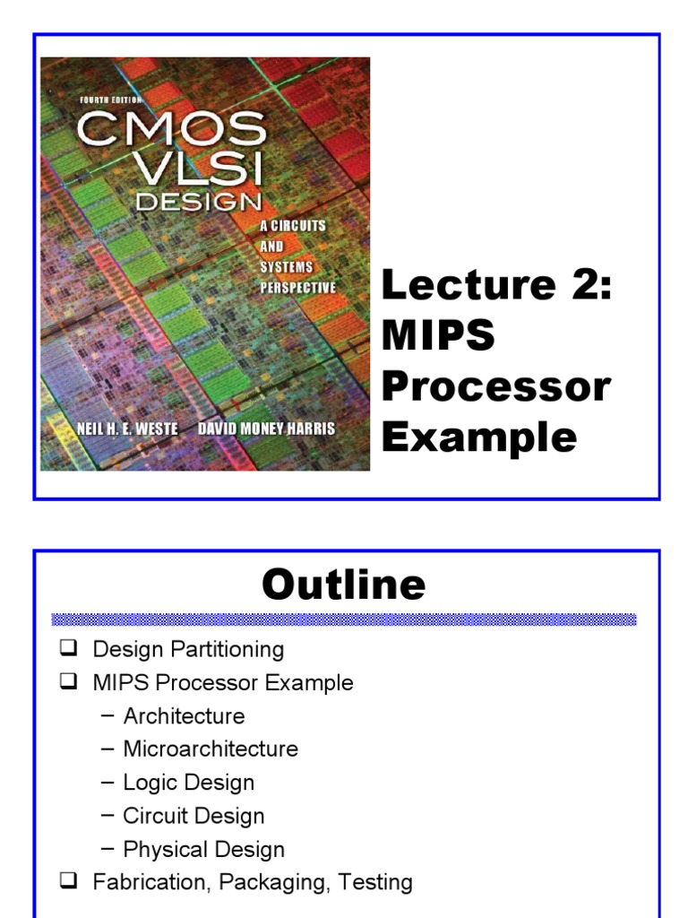 Mips Processor Example | PDF | Semiconductor Device Fabrication | Central Processing Unit