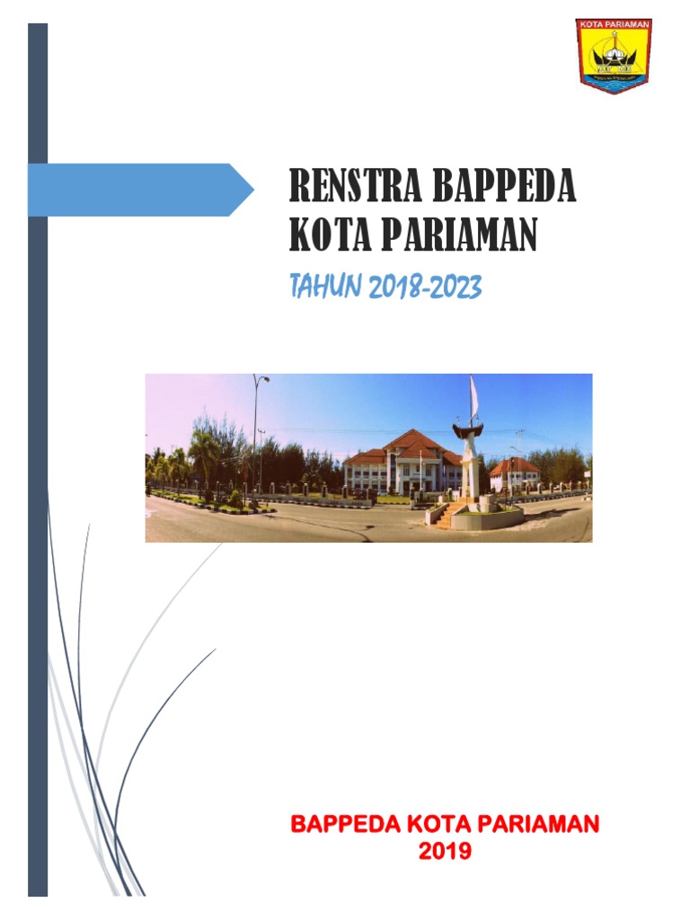 Renstra Bappeda Kota Pariaman 2018-2023 | PDF | Bisnis