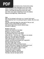 Kindness Song Lyrics for Kids | PDF