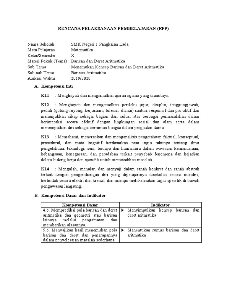 RPP Micro Teaching | PDF | Karier & Perkembangan | Seni