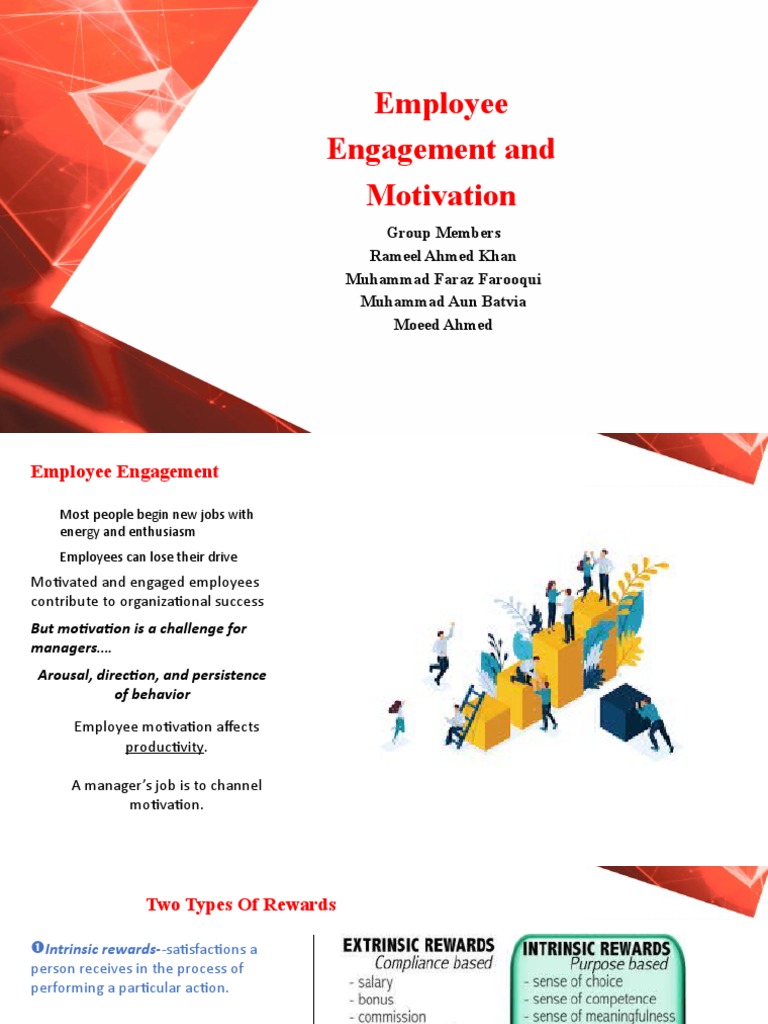 Employee Engagement and Motivation | PDF | Motivation | Motivational