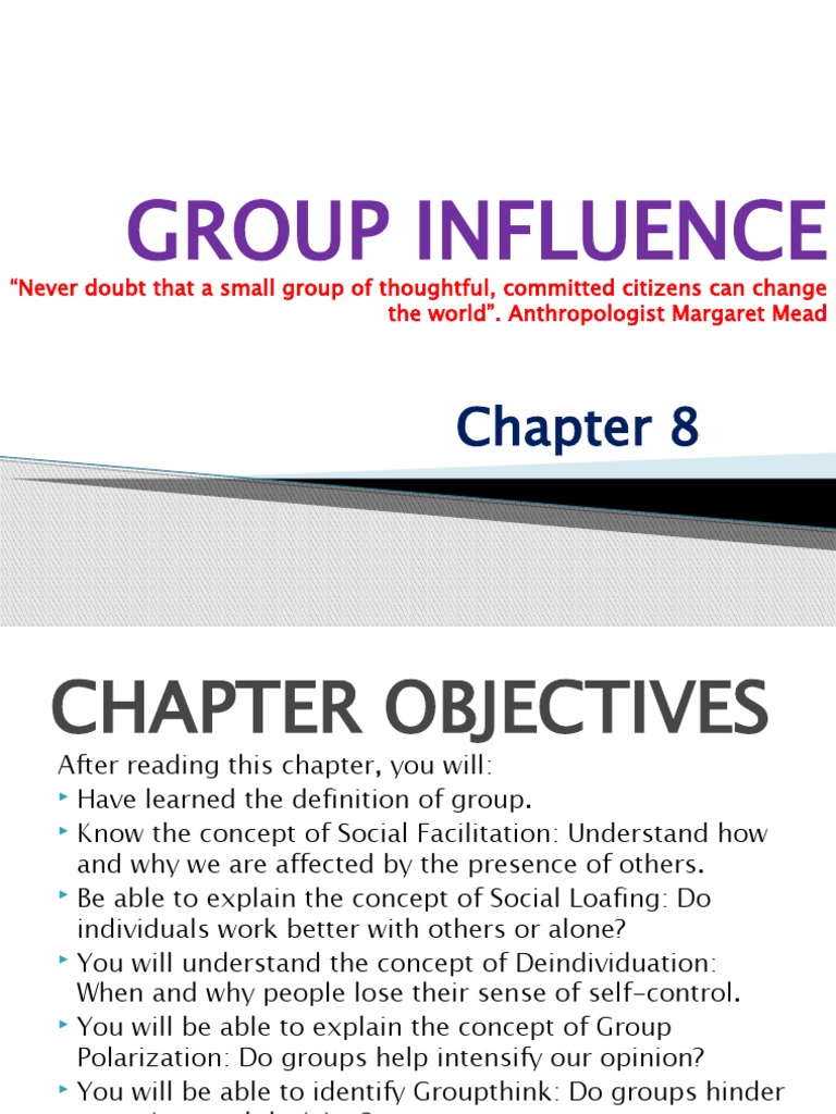 Understanding Group Influence Dynamics | PDF | Social Psychology ...