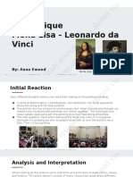 Mona Lisa | PDF | Leonardo Da Vinci | Portrait Painting
