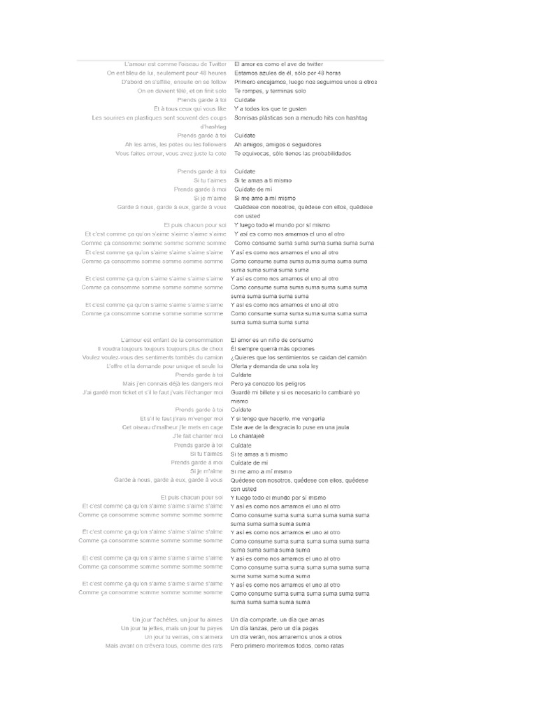 Carmen Stromae | PDF