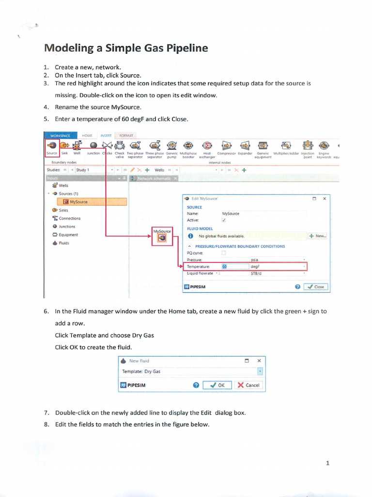 PIPESIM 2017 Training Module | PDF | Heat Transfer | Pressure