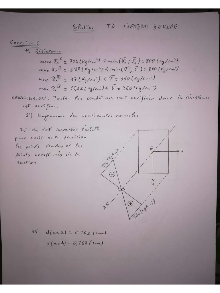 Reponses TD Flexion Deviee | PDF