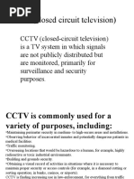 Method Statement For Installation of CCTV Camera Security System | PDF