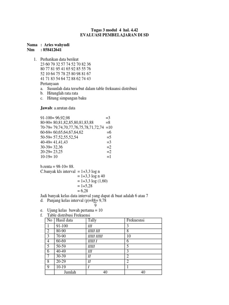 Tugas 3 Hal 4.42 Dan 5.16 | PDF