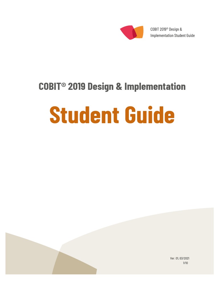 Student Guide: COBIT® 2019 Design & Implementation | PDF | Test ...