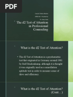 d2-R - Test of Attention - Revised | PDF | Accuracy And Precision ...
