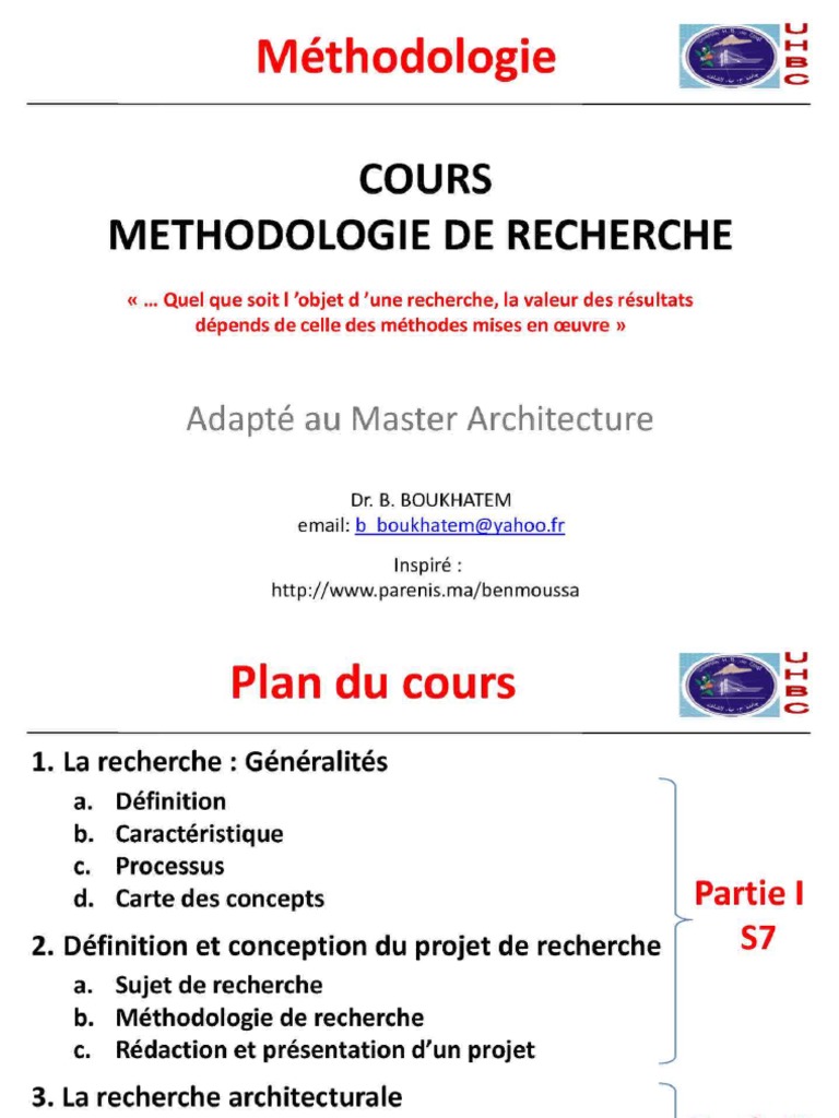 Méthodologie de Recherche | PDF