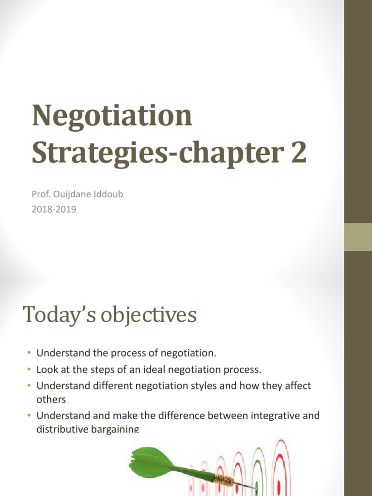 Week 2 Negotiation Process | Download Free PDF | Bargaining | Negotiation