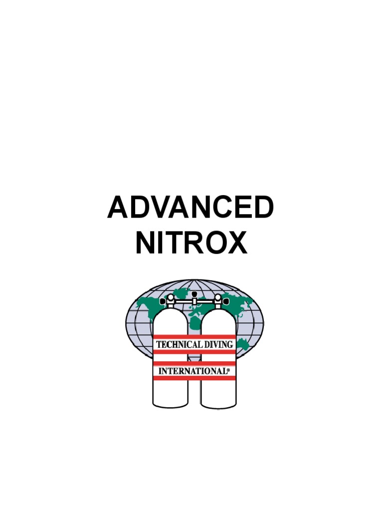 Advanced Nitrox Student Manual | PDF | Scuba Diving | Breathing