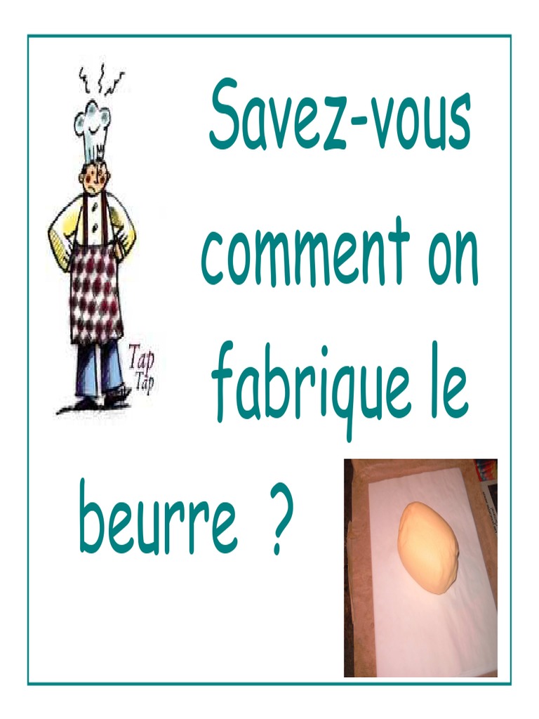 Fabrication Du Beurre | PDF