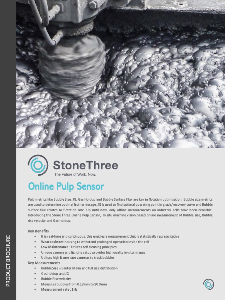 Stone Three Pulp Sensor Product Brochure 2020 | PDF | Gases | Measurement