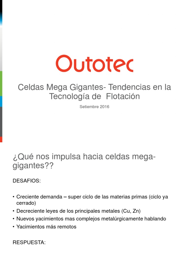 Outotec - Celdas Mega Gigantes - Flotamin 2016 | PDF | Business