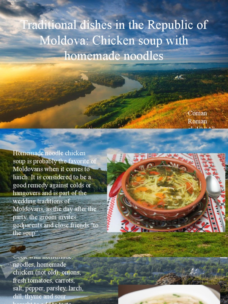 Moldovan Chicken Noodle Soup Recipe | PDF