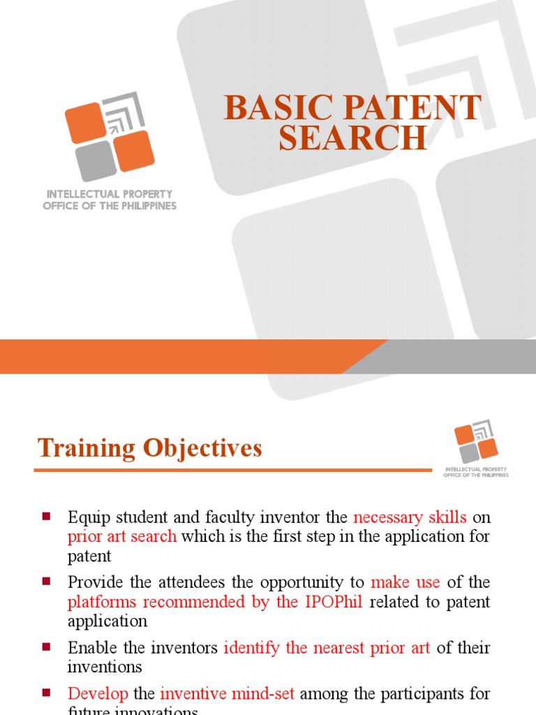 Basic Patent Search Training Guide | PDF | United States Patent And ...