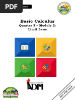 Basic Cal Q4 Module 1 | PDF | Integral | Function (Mathematics)