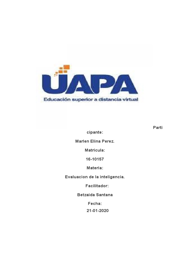 Evaluación del Test Raven de Inteligencia | PDF | Crecimiento personal ...