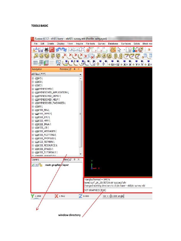 Tutorial Gemcom Surpac 63 | PDF