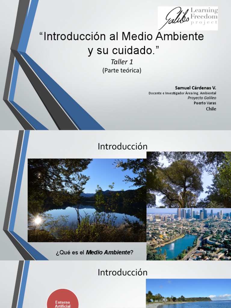 Taller 1 Introducción Al Medio Ambiente y Su Cuidado | PDF | Entorno ...
